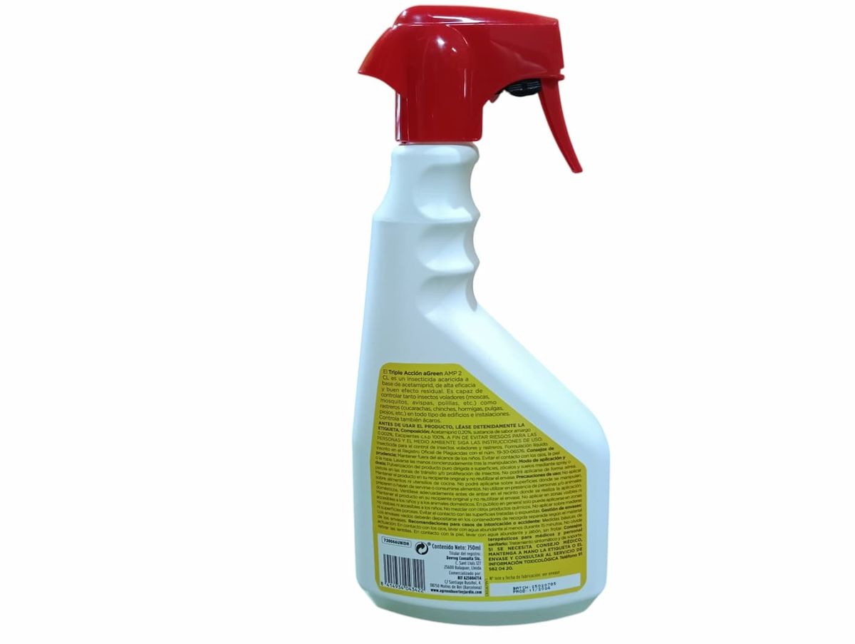 Fitosanitario de triple acción: Insecticida, fungicida y acaricida ...